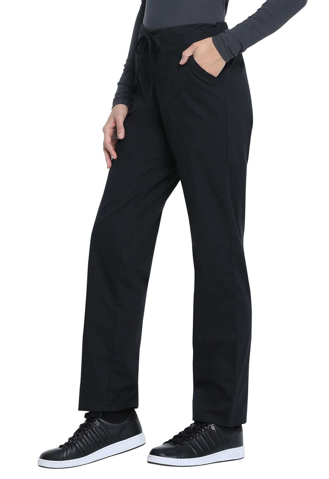 Walmart Usa Ce Womens Womens Drawstring Pant Wm049 Blk From Scrubstar